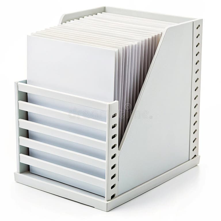 Stackable File Organizer with Vertical Compartments for Documents ...