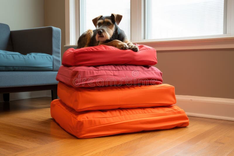 Stackable Pet Beds in Different Colors, Shapes and Sizes Stock ...