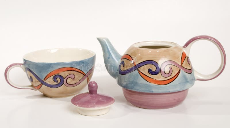 Stackable tea set 2 stock photo. Image of isolated, stackable - 5282146