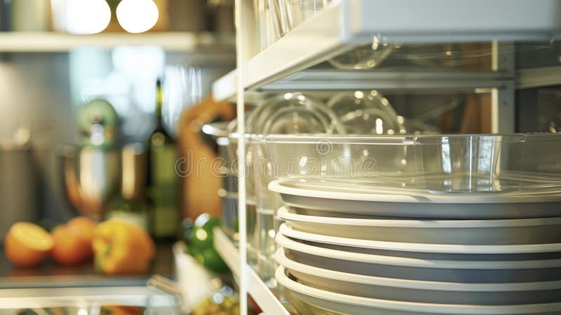 A Stackable Vertical Tray Storage Unit Makes Use of Tall Narrow Spaces ...