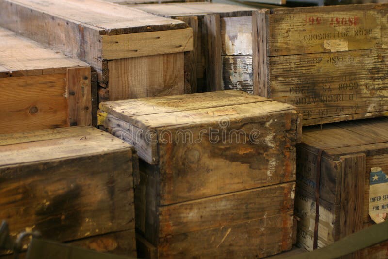 Stacked army boxes 6 stock photo. Image of boxes, army - 7482518