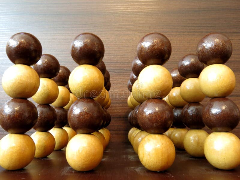 Stacked Balls Macro Abstract Stock Image - Image of stacked, pattern ...