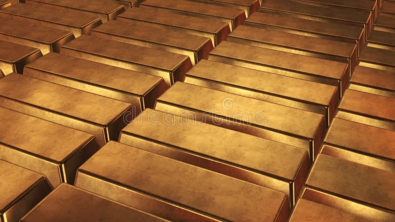 Stacked Bars of Gold Bullion Stock Video - Video of metal, kilo: 78392323