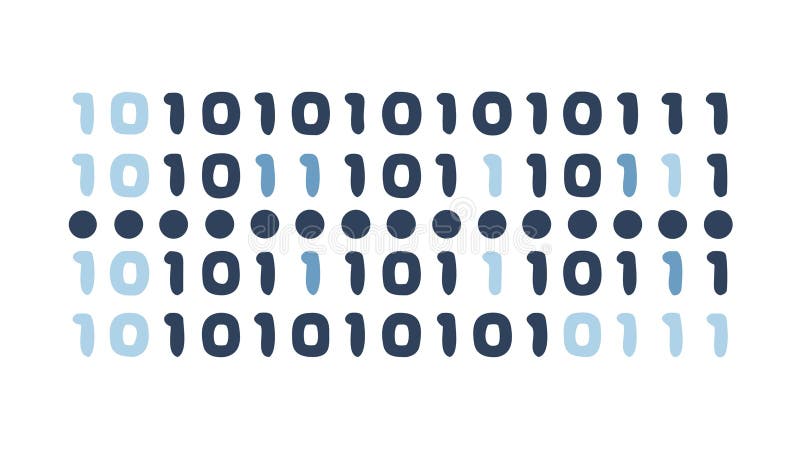 Stacked Binary Code Data Vector Icon for Digital Info, Vector Design Generative AI Stock Vector ...