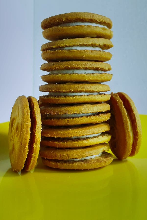 Stacked biscuits stock image. Image of taste, restaurant - 96502109