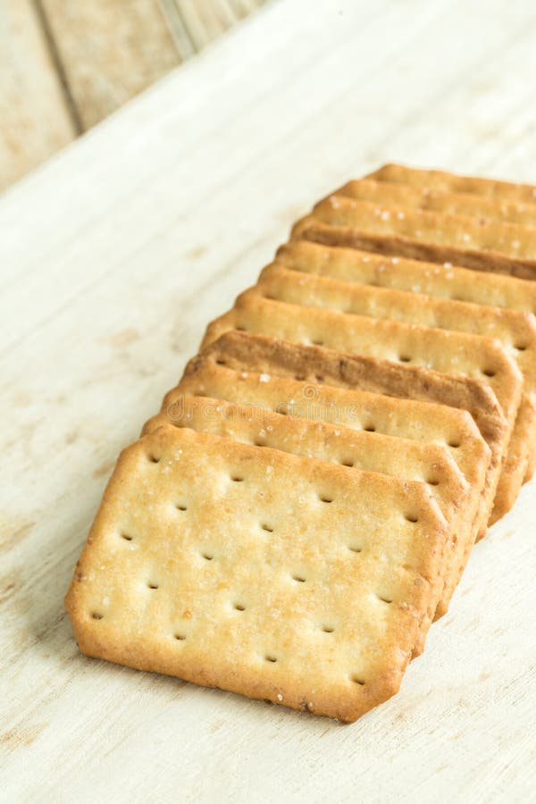 Stacked Biscuits on Wooden Background Stock Image - Image of cookie ...