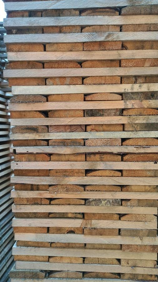 Stacked Boards Stack Edged Wooden Scaffolding Gaskets Stock Photos ...