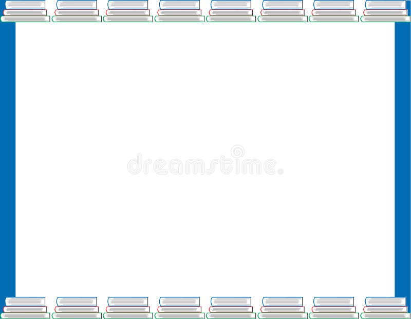 Books Border Stock Illustrations – 3,649 Books Border Stock ...