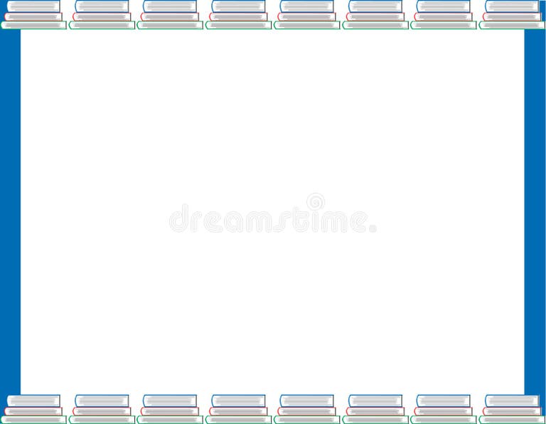 Books Border Stock Illustrations – 3,649 Books Border Stock ...