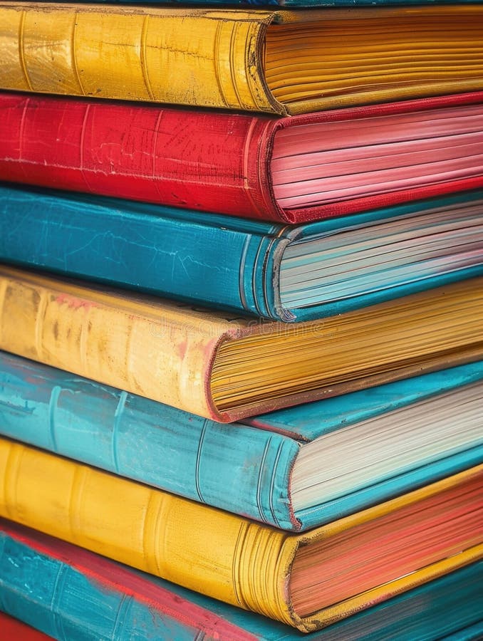 Stacked book shelves stock photo. Image of pile, academic - 375097162