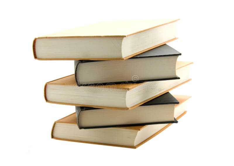 Stacked books stock photo. Image of learn, school, white - 9904262