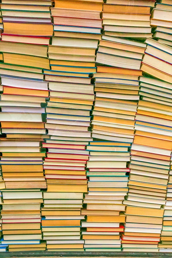 Stacked of Books stock photo. Image of book, textbooks - 78238318
