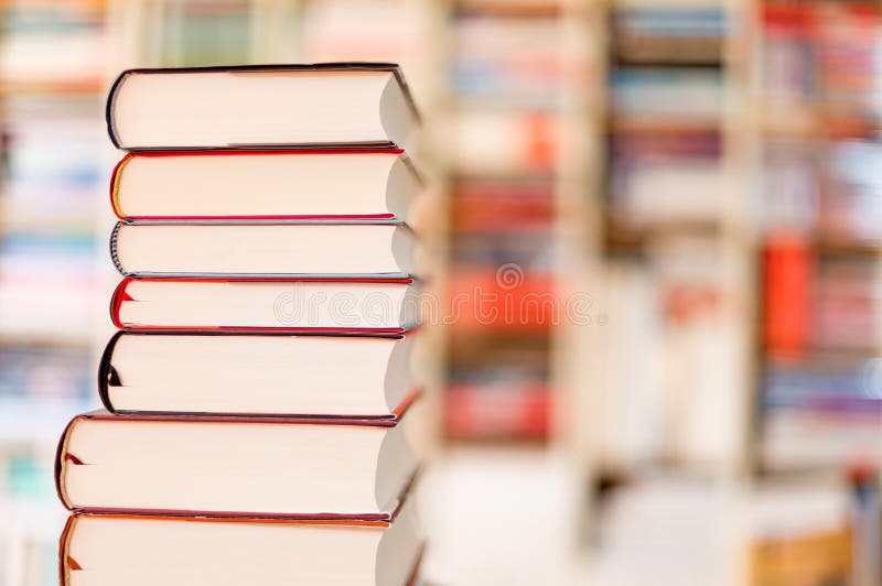 Stacked_books stock image. Image of education, pages - 205879519
