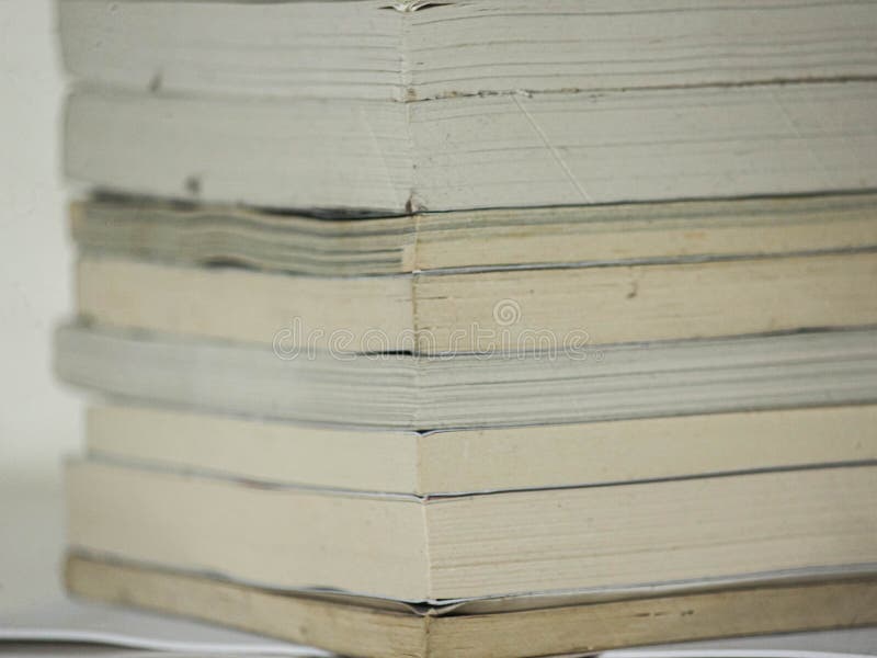 Stacked Books (Side View) stock photo. Image of fiction - 361520014