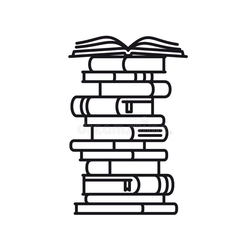Overflowing Stack Of Books Icons Free Download