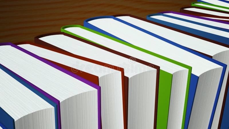 Stacked books stock video. Video of green, animation - 55103849