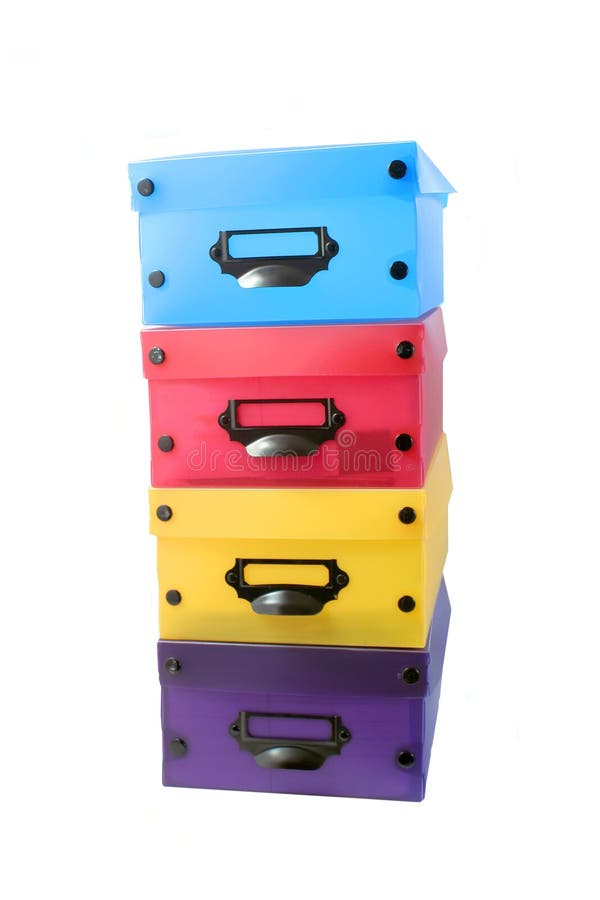 Storage boxes stock photo. Image of reciept, accounting - 67383068