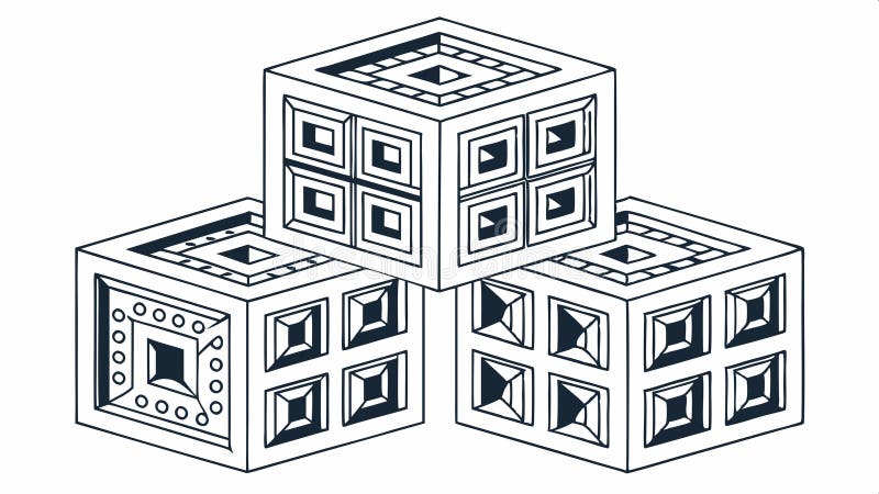 Stacked Boxes Illustration, Packaging and Storage Design. Vector Design ...