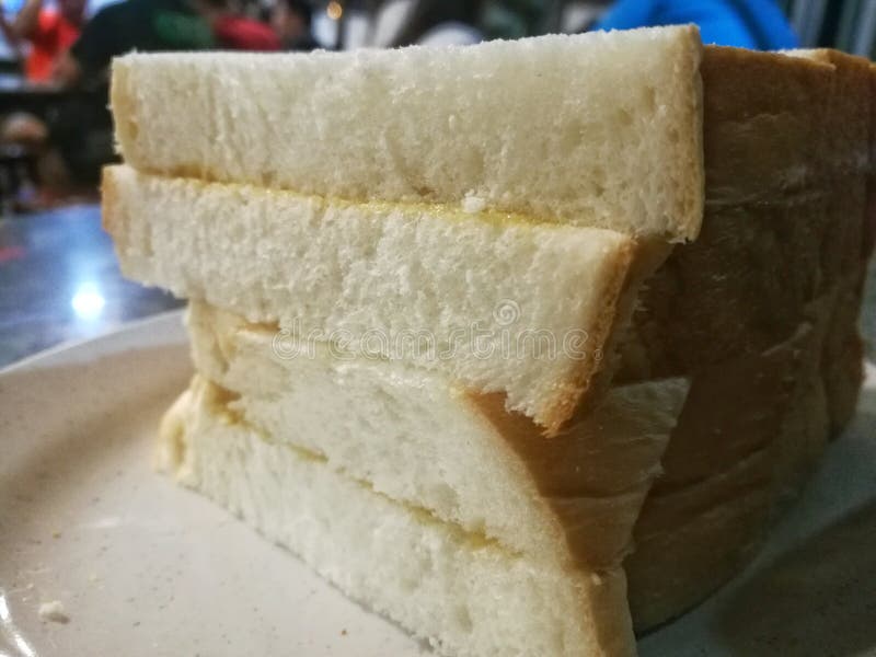 Stacked bread stock image. Image of food, butter, fresh - 100013155