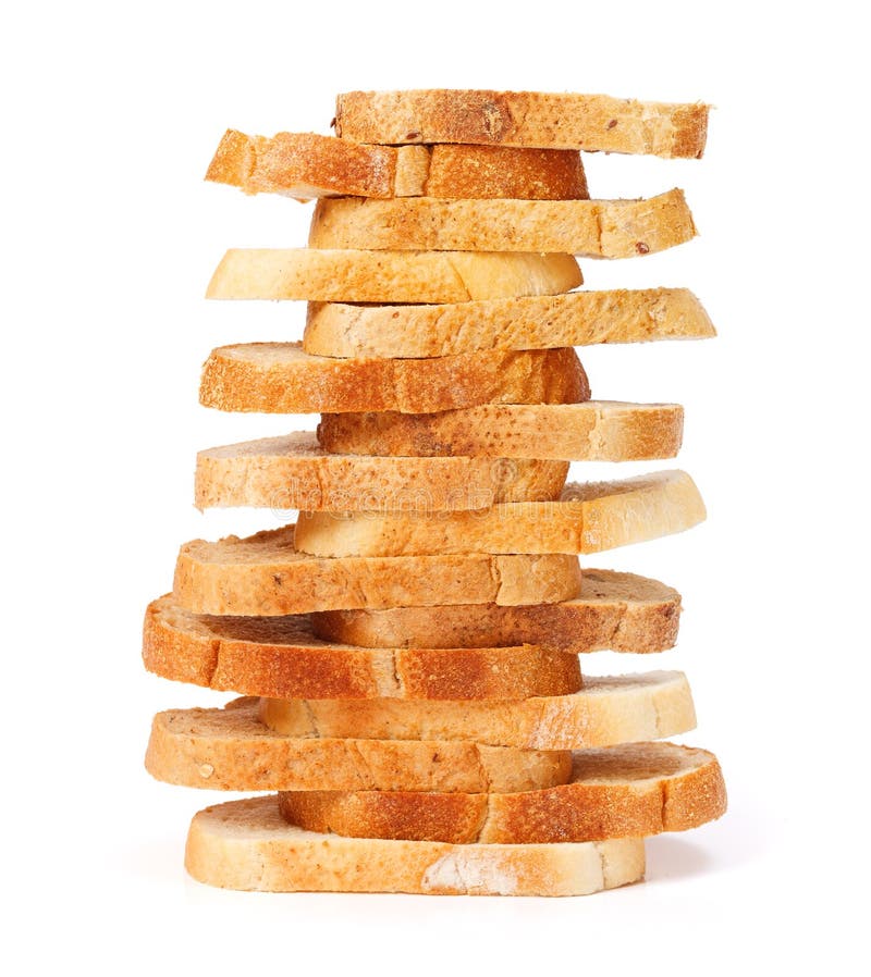 Stacked bread slices stock image. Image of slices, bakery - 39883999