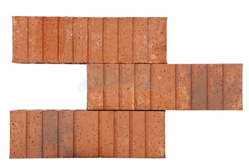 Stacked bricks isolated stock photo. Image of small, white - 14245784