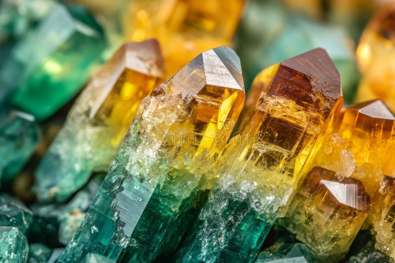 Stacked Bright Green Kryptonite Crystals Mass Glowing Black Stock ...