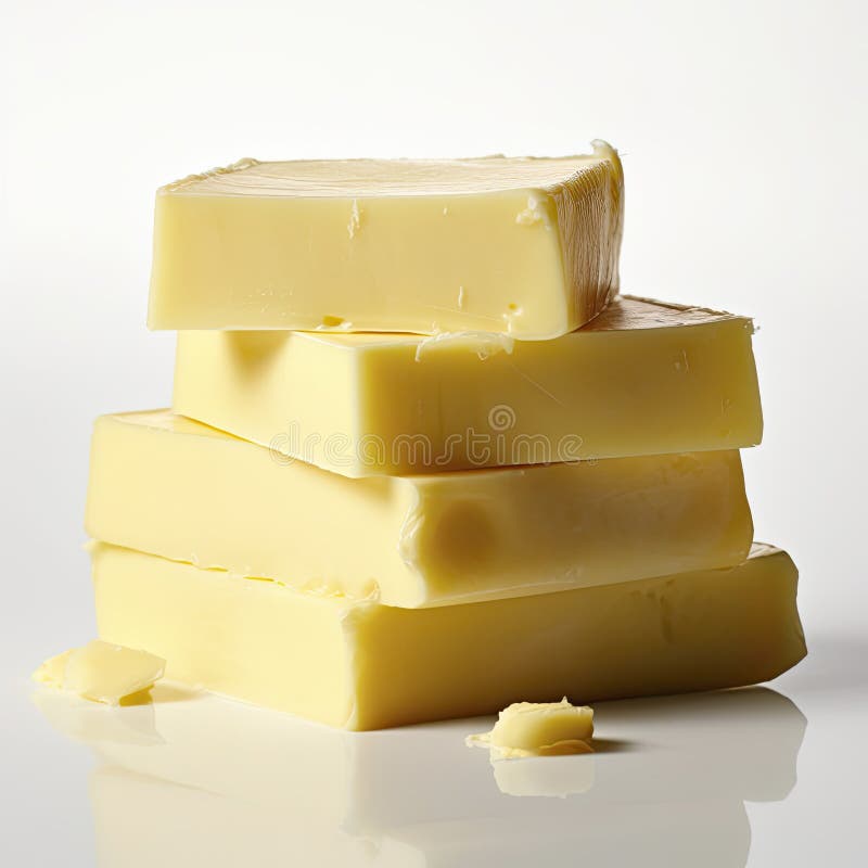 Stacked butter bars stock photo. Illustration of cocoa - 278957530
