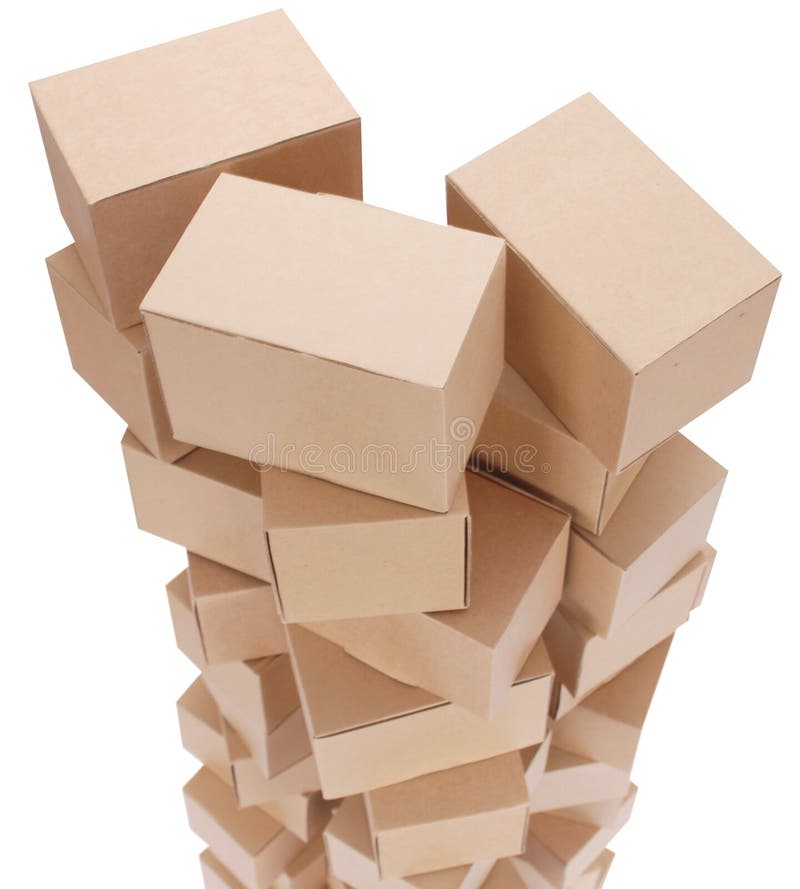 Stacked cardboard boxes stock photo. Image of paper, white - 13937790 Stacked cardboard boxes stock photo. Image of paper, white - 13937790