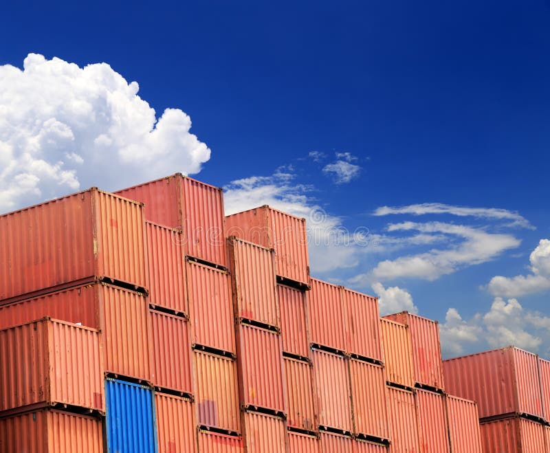 Cargo Containers stock photo. Image of transportation - 14625954