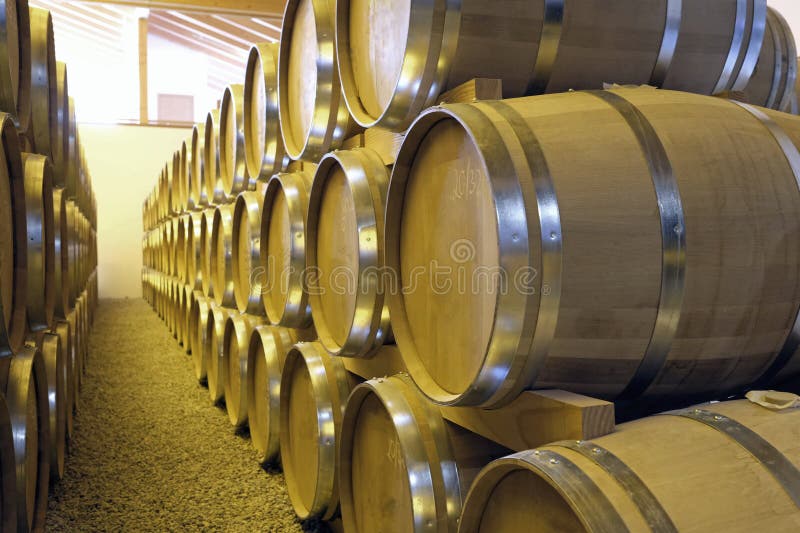 Stacked Casks at a Distillery Stock Photo - Image of casks, cask: 303112872