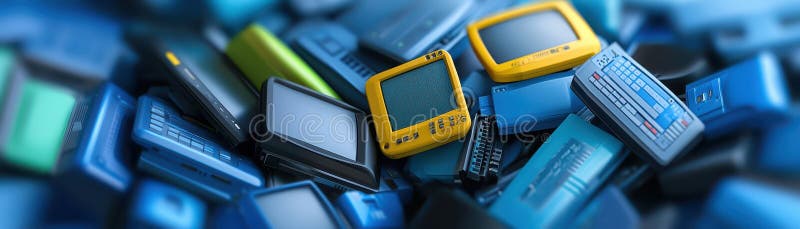 Stacked Cell Phones, a Visual Representation of Digital Connection in ...