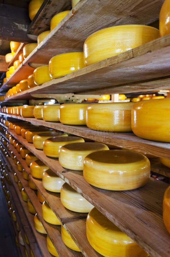 Stacked Dutch Cheese stock image. Image of levels, repeat - 706301