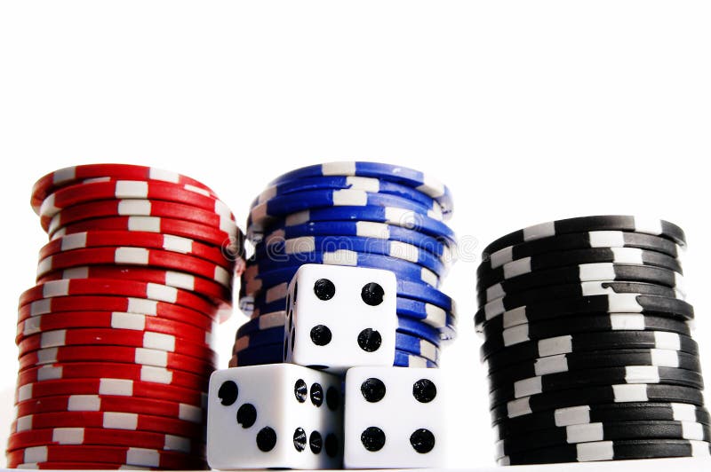 Stacked chips stock image. Image of concept, dice, game - 1752151