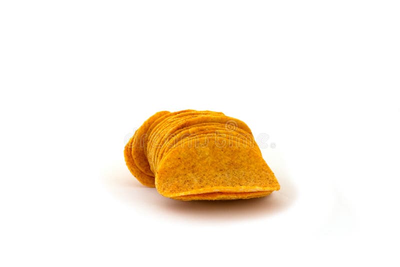 Stacked chips stock image. Image of crisps, stacked - 107831275