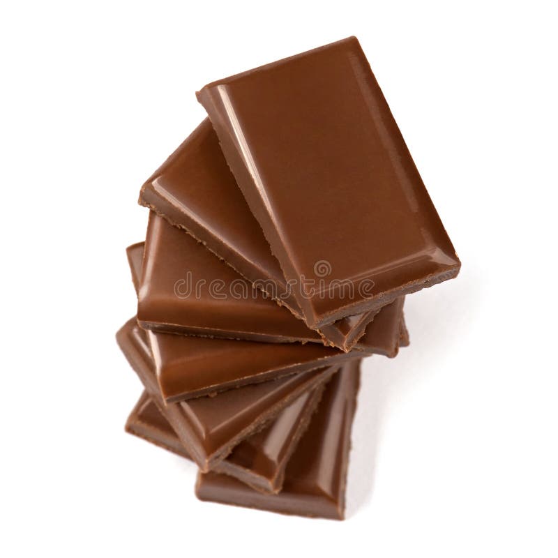 Stacked chocolate bars stock photo. Image of shape, brown - 107533888