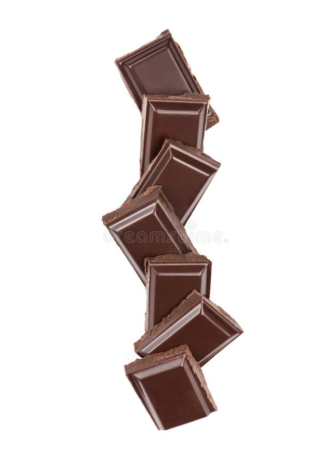 Stacked chocolate bars stock image. Image of food, square - 54119799