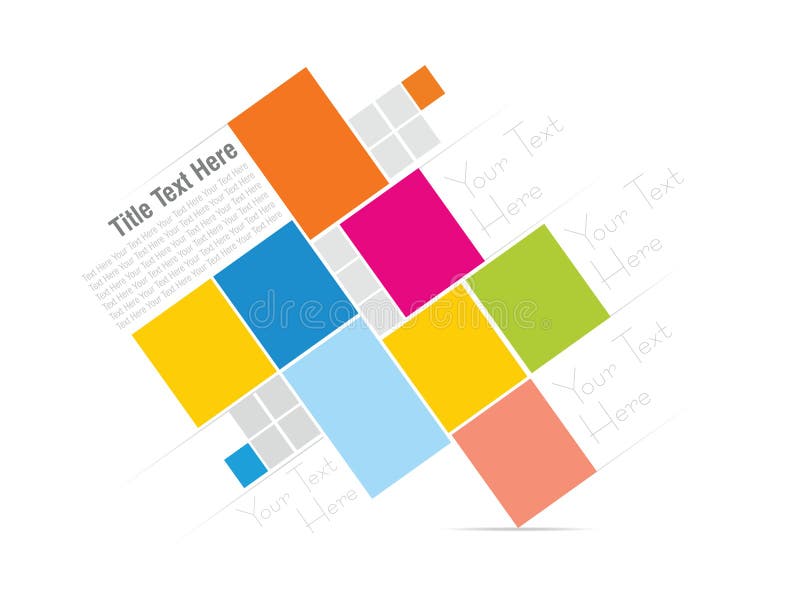 Stacked Colorful Boxes Vector Background Illustration Stock Vector ...