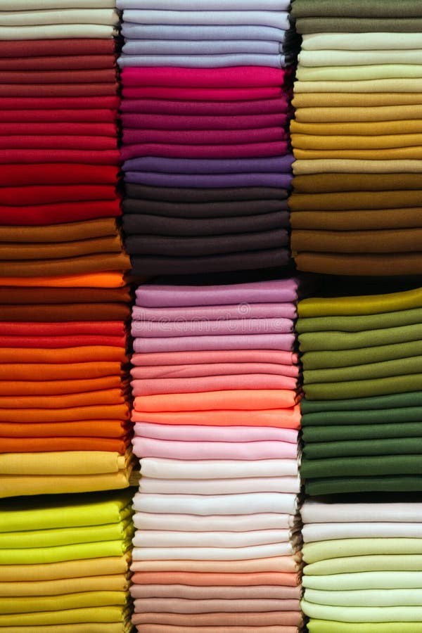Stacked colors stock image. Image of variety, scarves - 23223333