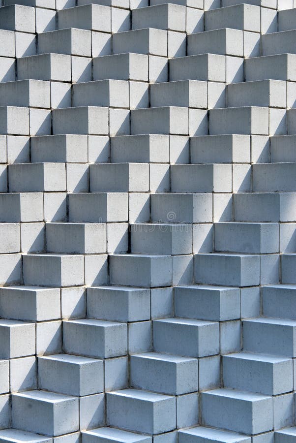 3D Concrete blocks stock image. Image of textures, wall - 65396207