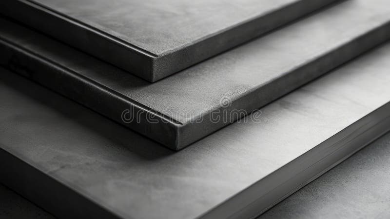 Stacked Concrete Slabs with Smooth Gray Surfaces Stock Photo - Image of ...