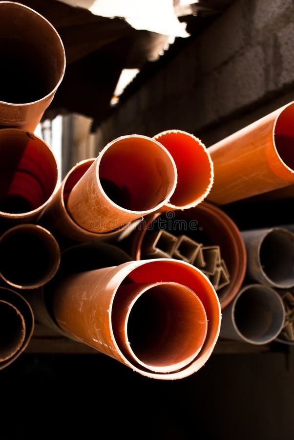 Stacked Construction Materials Stock Photo - Image of construction ...