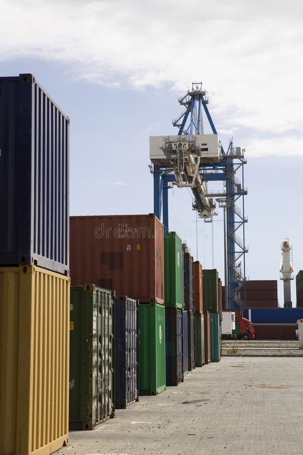 Container port editorial stock image. Image of port, transport - 7197789