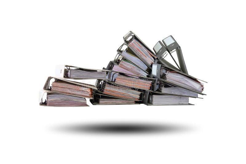 Stacked document file stock image. Image of closeup - 133594355