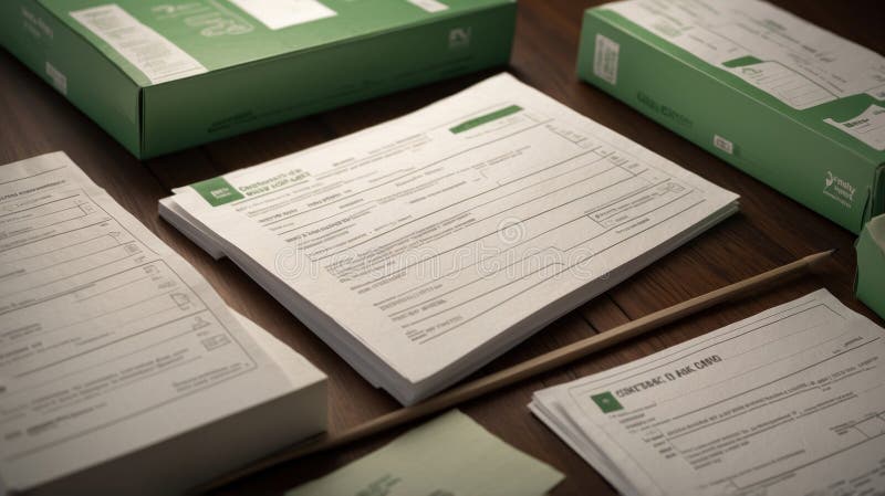 Stacked Documents Boxes Wooden Table Stock Photos - Free & Royalty-Free ...