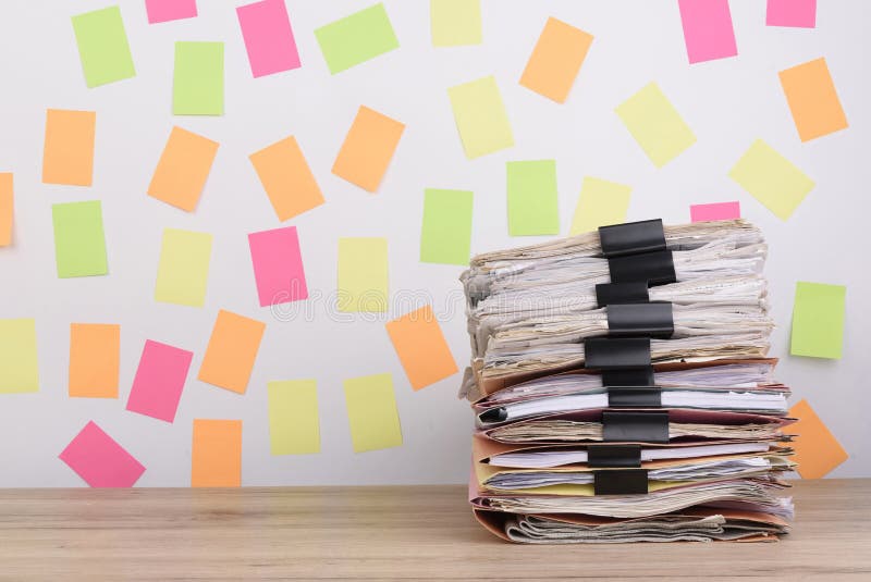 Colorful document files stock image. Image of organization - 186249095