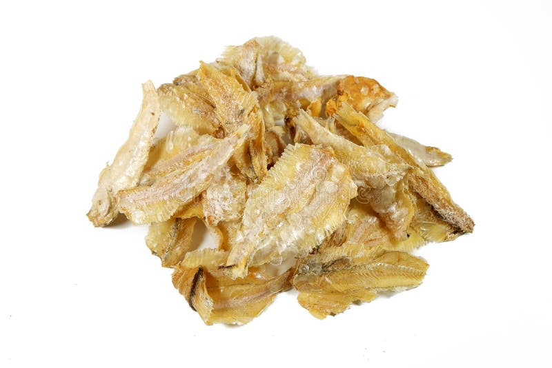 Stacked Dried Salted Pakang Fish Stock Photo - Image of brown, white ...