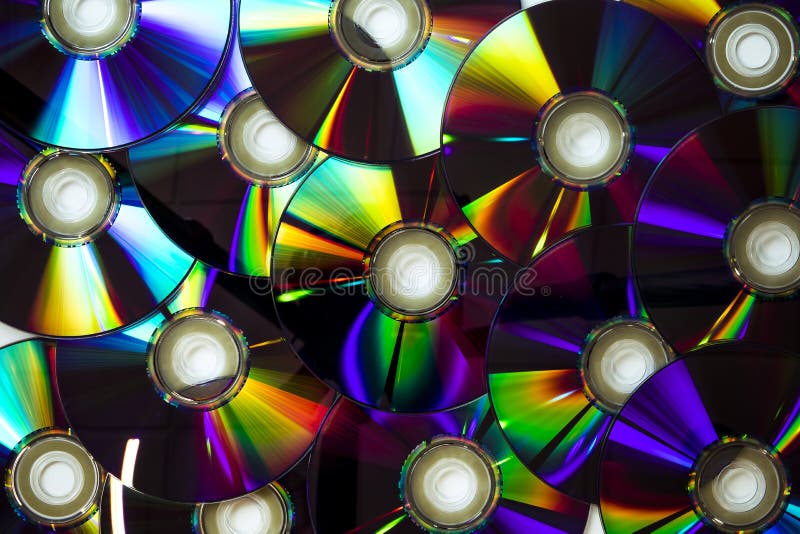 Stacked Dvds on White Background Stock Image - Image of dvds, studio ...
