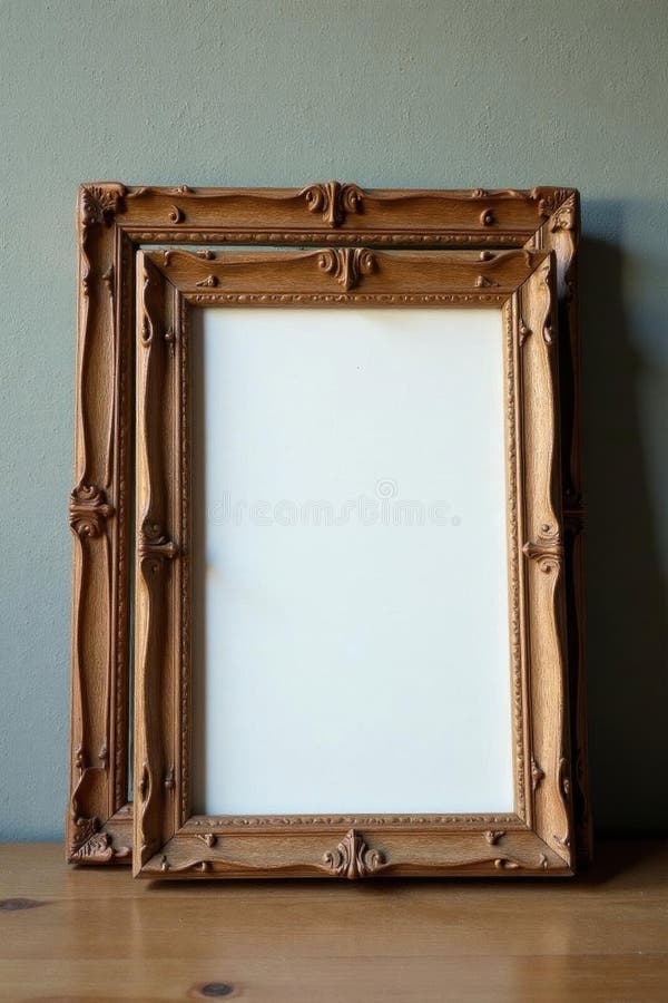 Stacked Empty Wooden Picture Frames, Rustic Texture, Wood Frame, Rustic ...