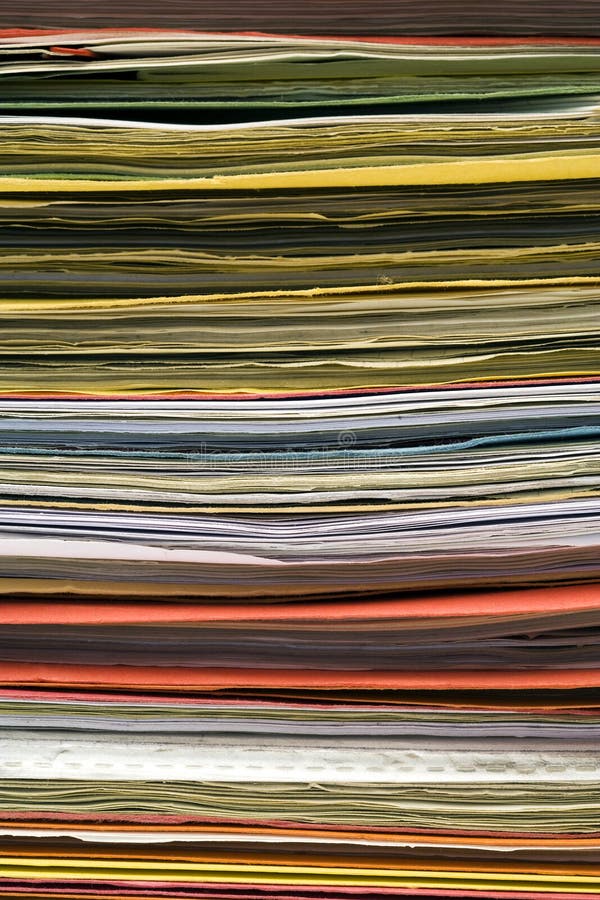Stacked file folders stock photo. Image of office, clamp - 20574010