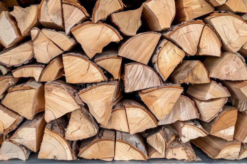 Stacked Firewood Logs: Natural Wood Texture for Rustic and Eco-friendly ...